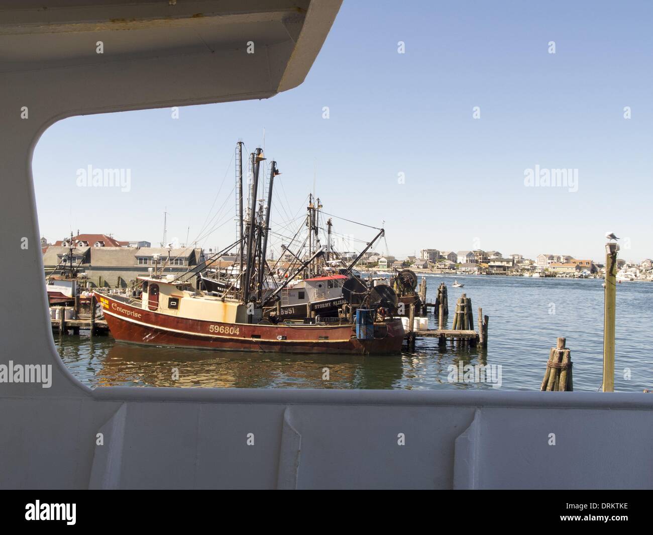 Block Island, Rhode Island, USA. 11th Aug, 2013. Moored boats in Point ...