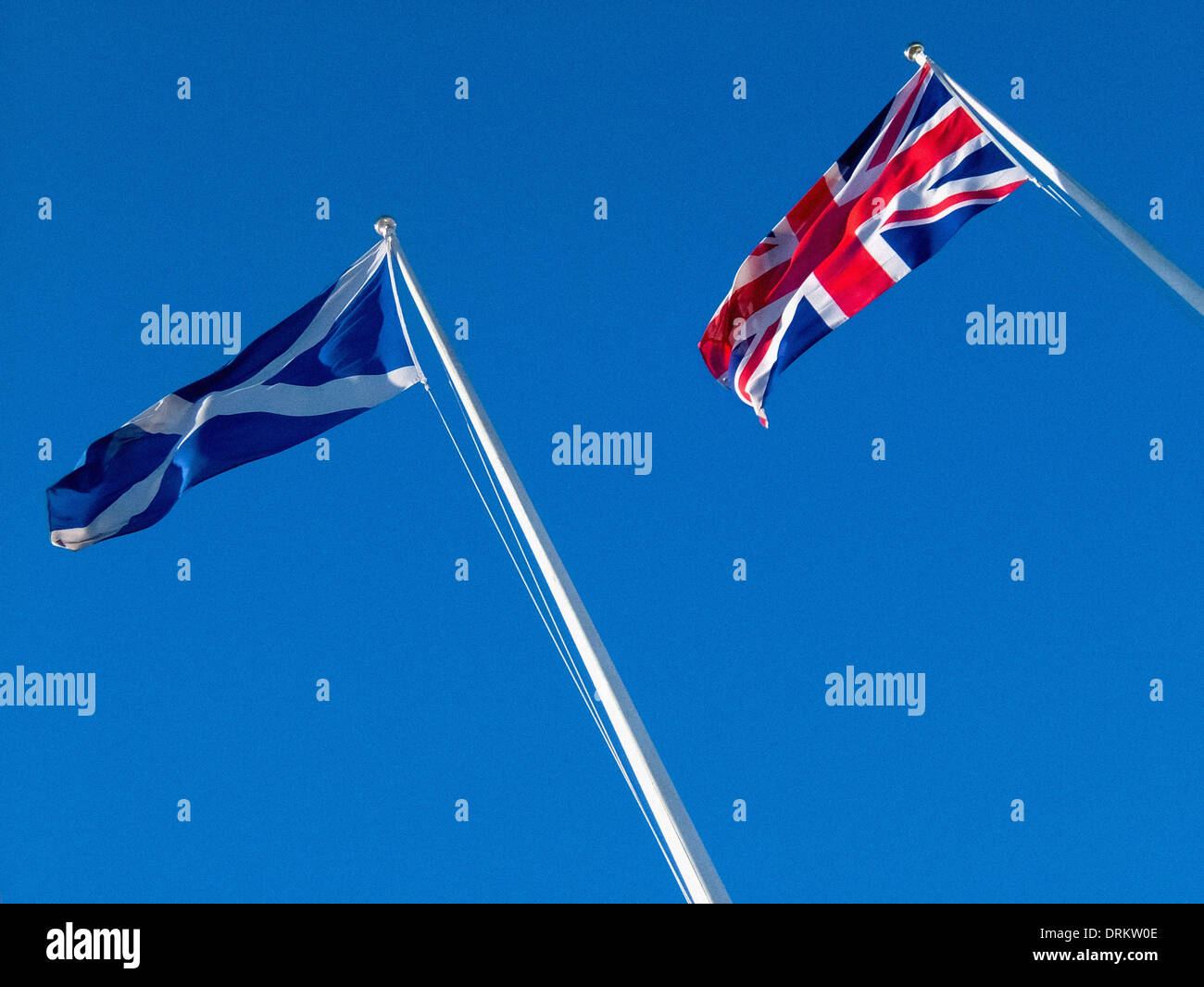 Union jack scottish flag hi-res stock photography and images - Alamy