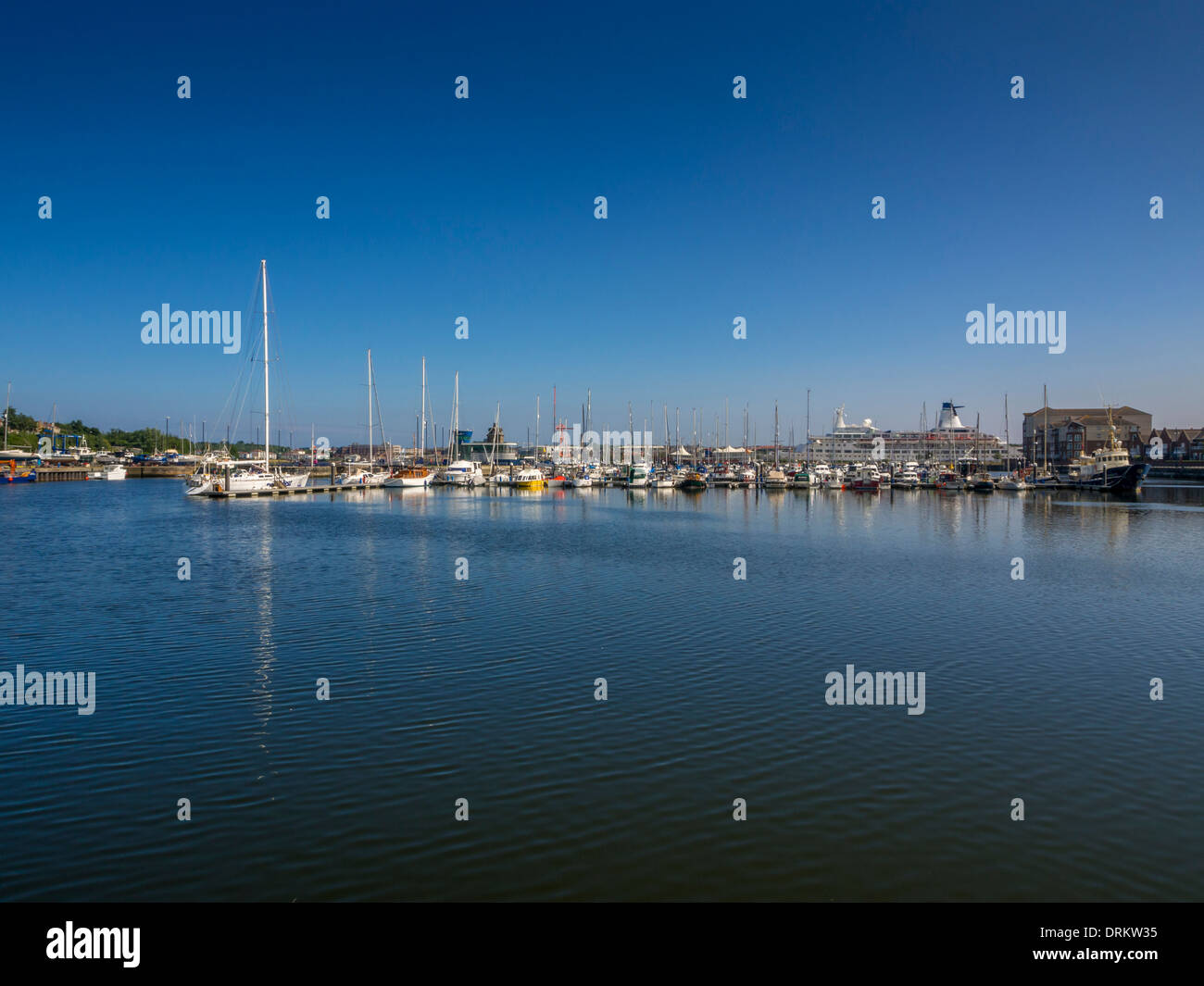 Royal Quays Marina. North Shields, Tynemouth Stock Photo - Alamy