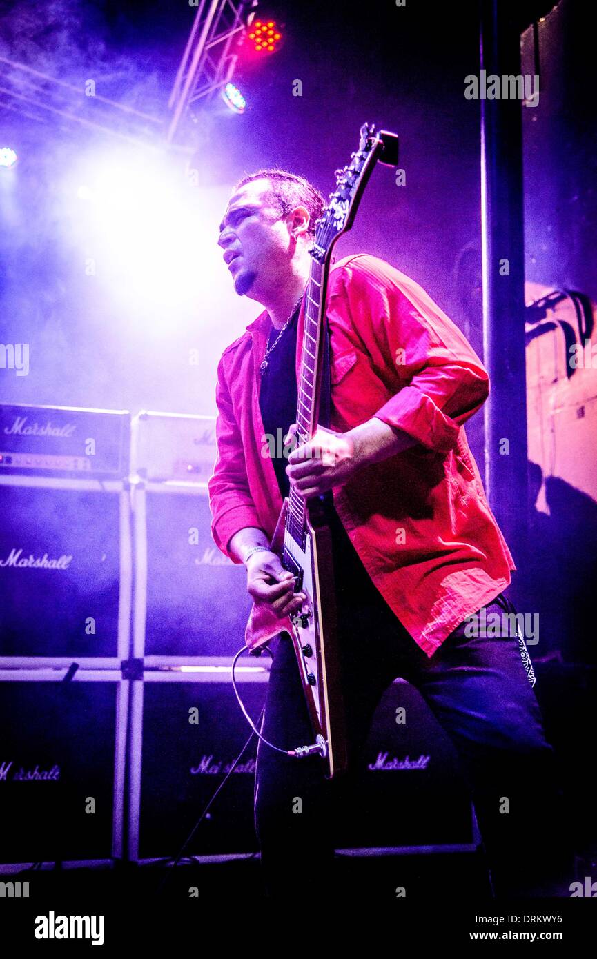 Toronto, Ontario, Canada. 25th Jan, 2014. Guitarist ROY Z. 'Randy ...