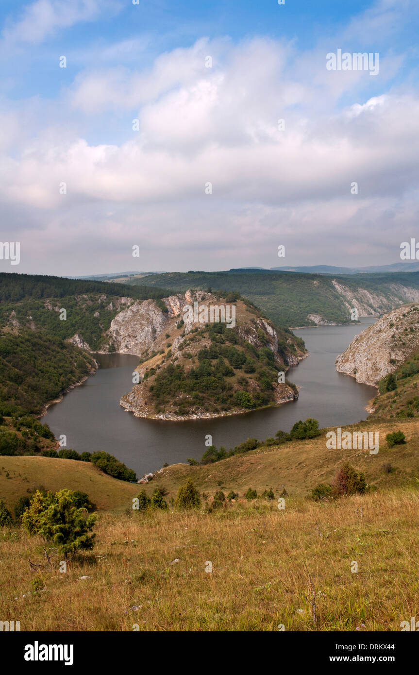 Meander of Uvac River, Serbia Stock Photo - Alamy