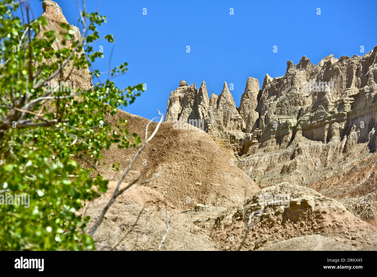 Badlands Formations - Badlands National Park in South Dakota, USA ...