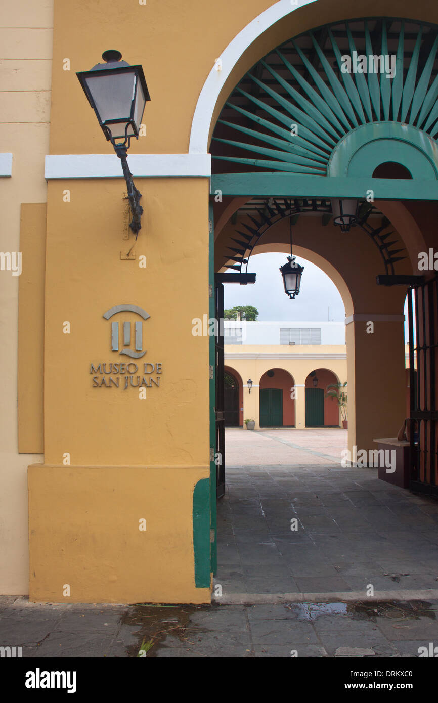 San Juan Museum (Museo de San Juan), Puerto Rico Stock Photo - Alamy