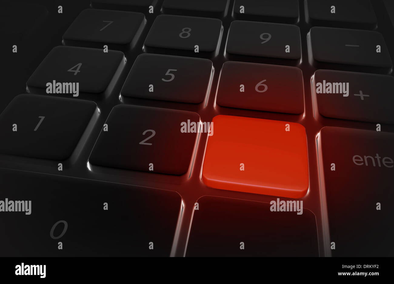 Red Keyboard Alert Button - Just Use Your Own Icon. Red Button with ...