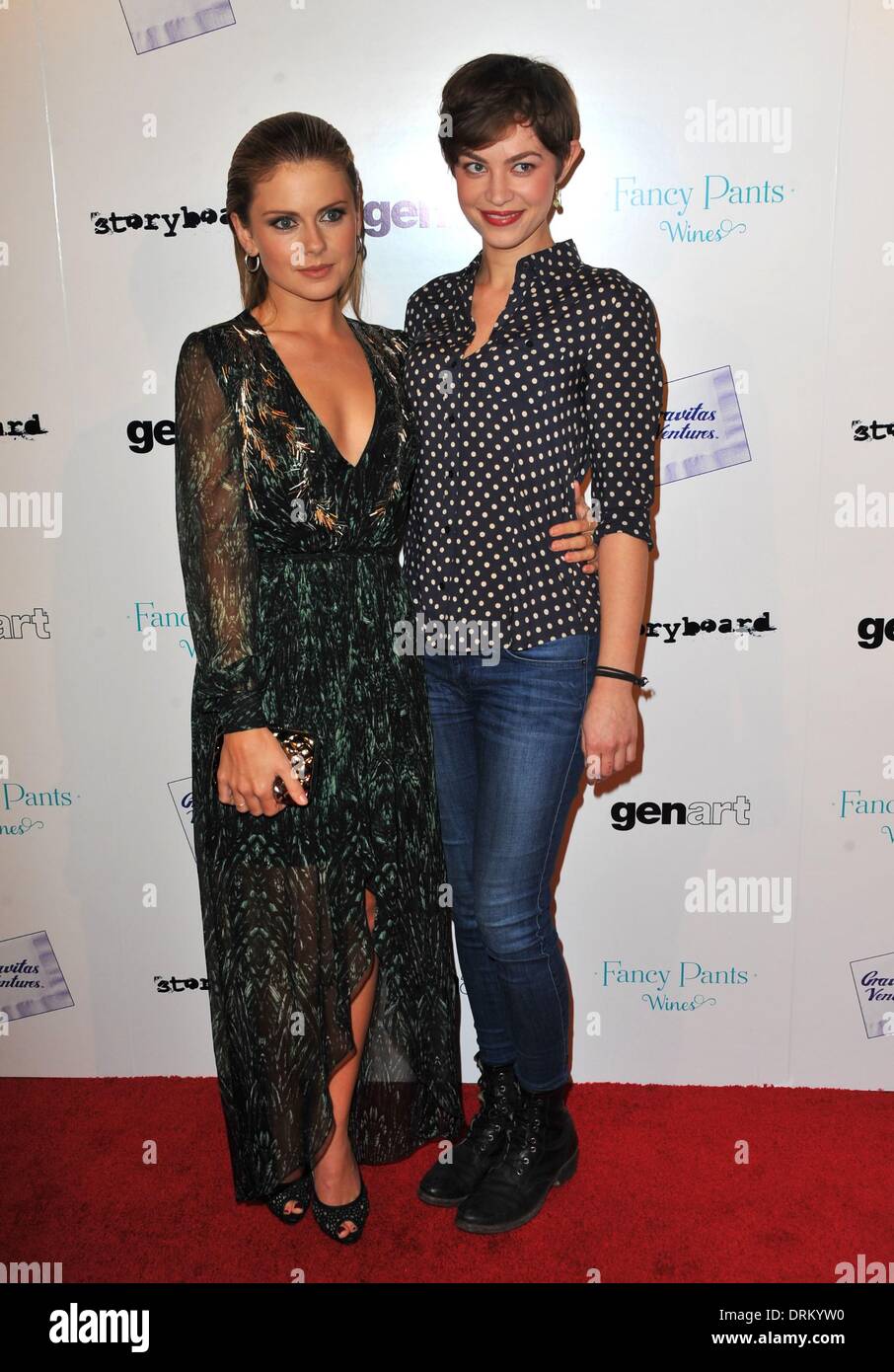 New York, NY, USA. 28th Jan, 2014. Rose McIver, Elvy Yost at arrivals ...