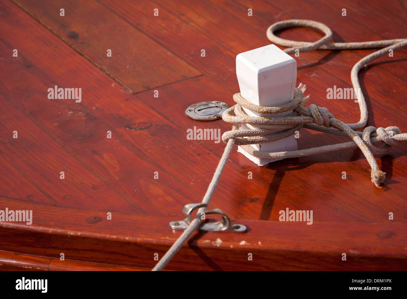 Croatia, Istria, Vrsar, part of anchored boat Stock Photo - Alamy