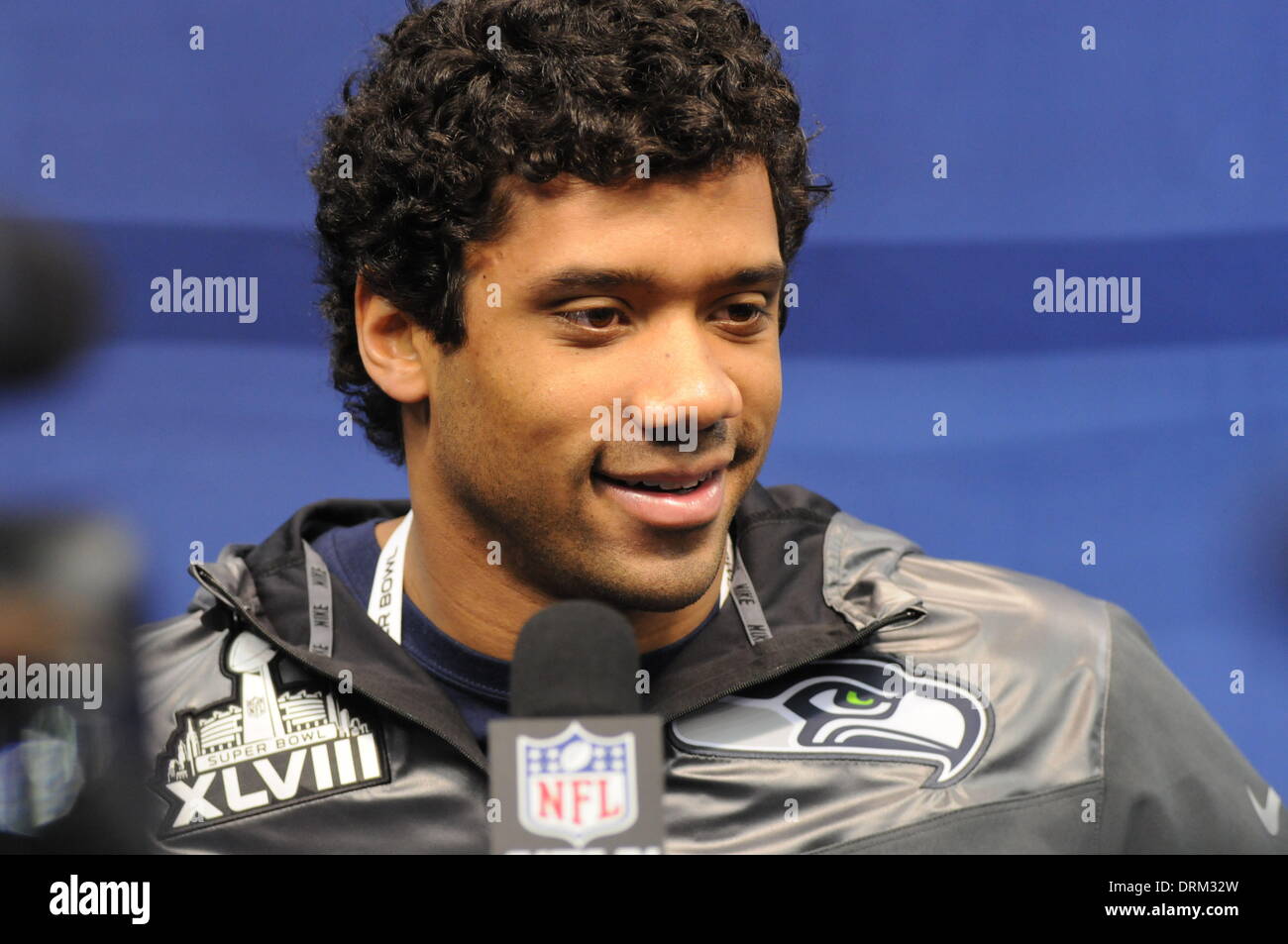 Newark, New Jersey, USA. 28th Jan, 2014. Seattle Seahawks QB RUSSELL ...