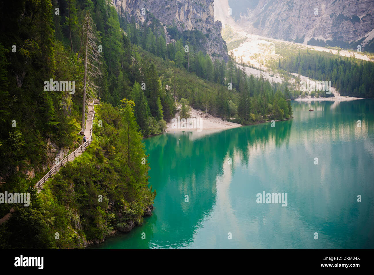 Italy, Trentino-Alto Adige, Alto Adige, Puster Valley, part of Lake ...