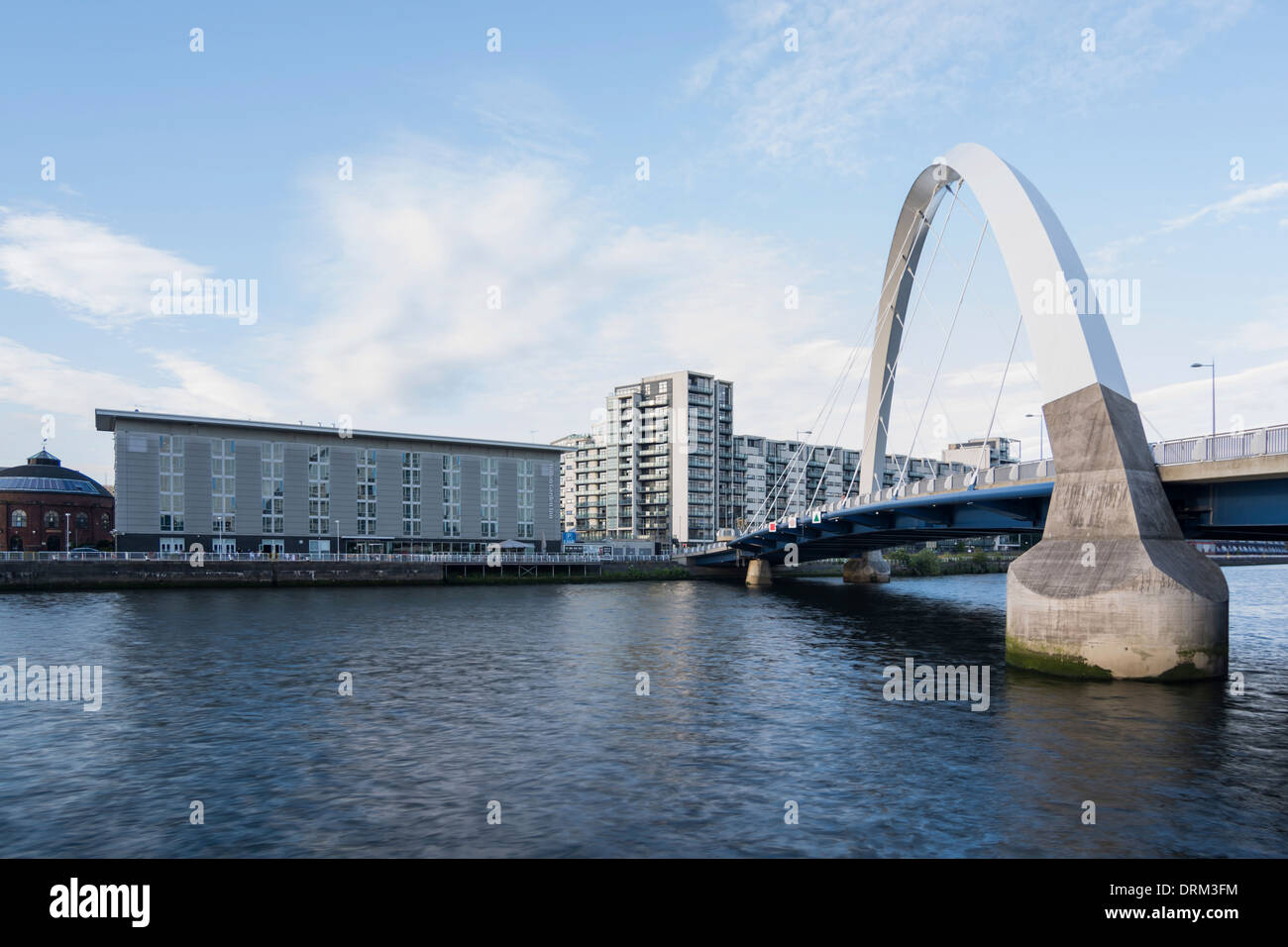 Great Britain, Scotland, Glasgow, River Clyde, Squinty Bridge, Clyde ...
