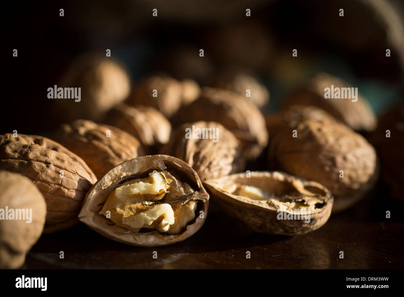 Halved nutshell hi-res stock photography and images - Alamy