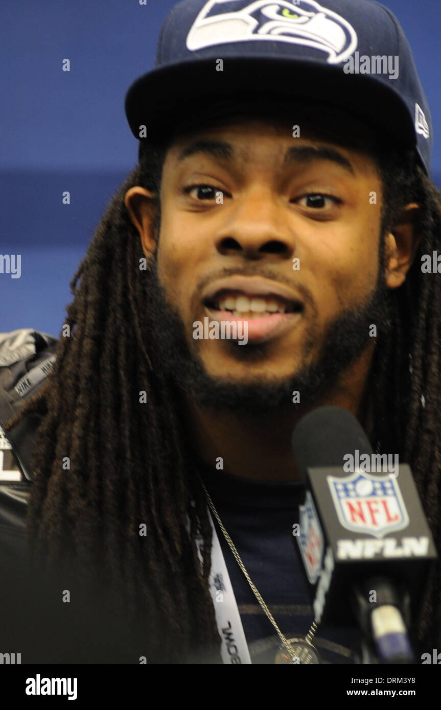 Newark, New Jersey, USA. 28th Jan, 2014. Seattle Seahawks RICHARD ...