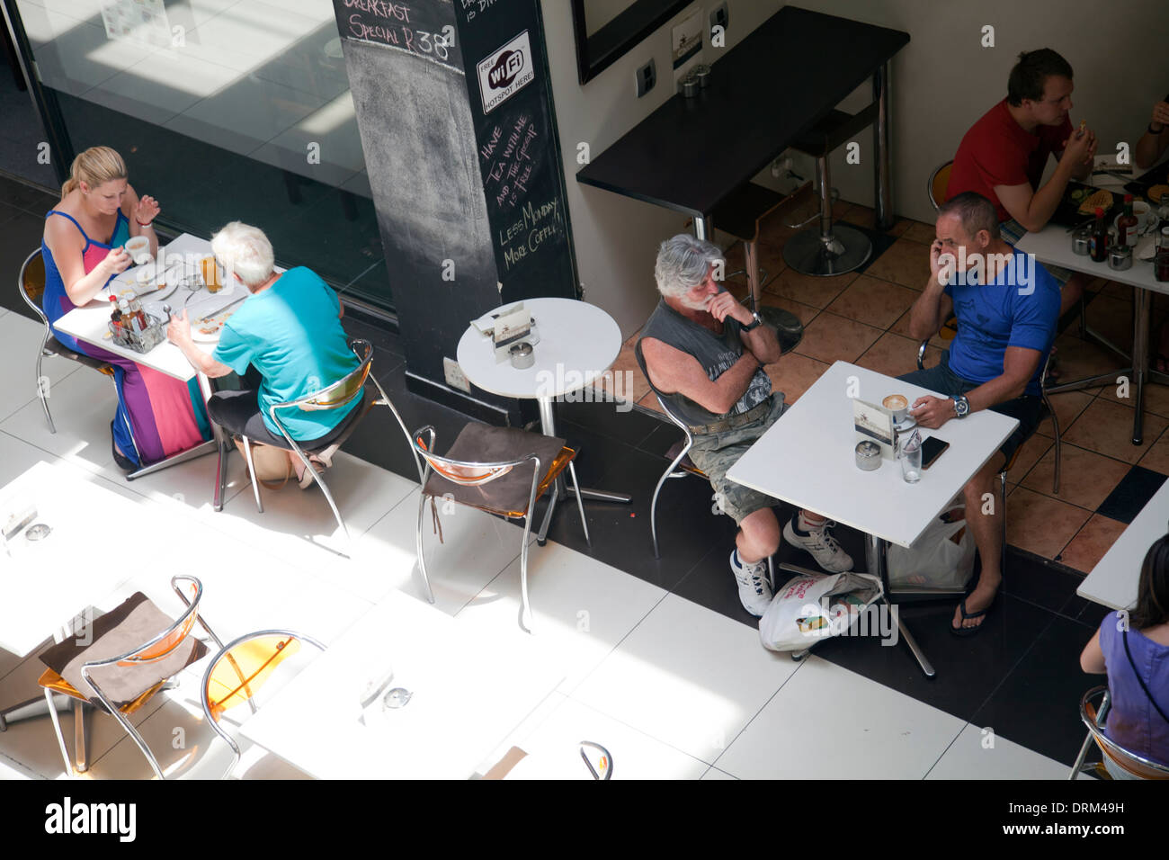 Cafe in Shopping Mall, Adelphi Centre, aisle in Cape Town - South ...