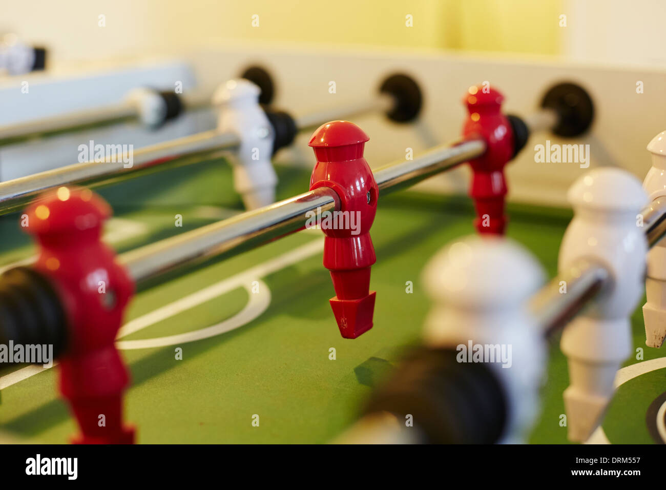 Detail of table football Stock Photo - Alamy