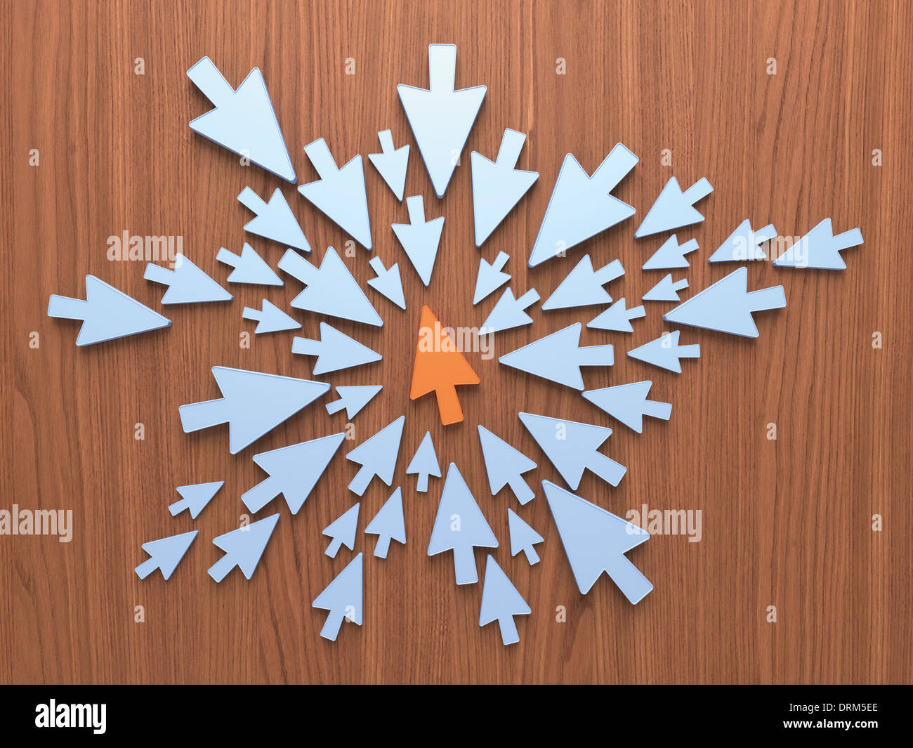 Blue arrows hi-res stock photography and images - Alamy