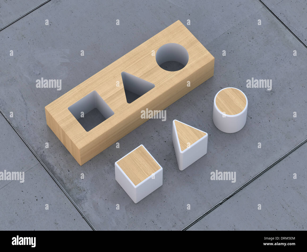 White geometric forms hi-res stock photography and images - Alamy