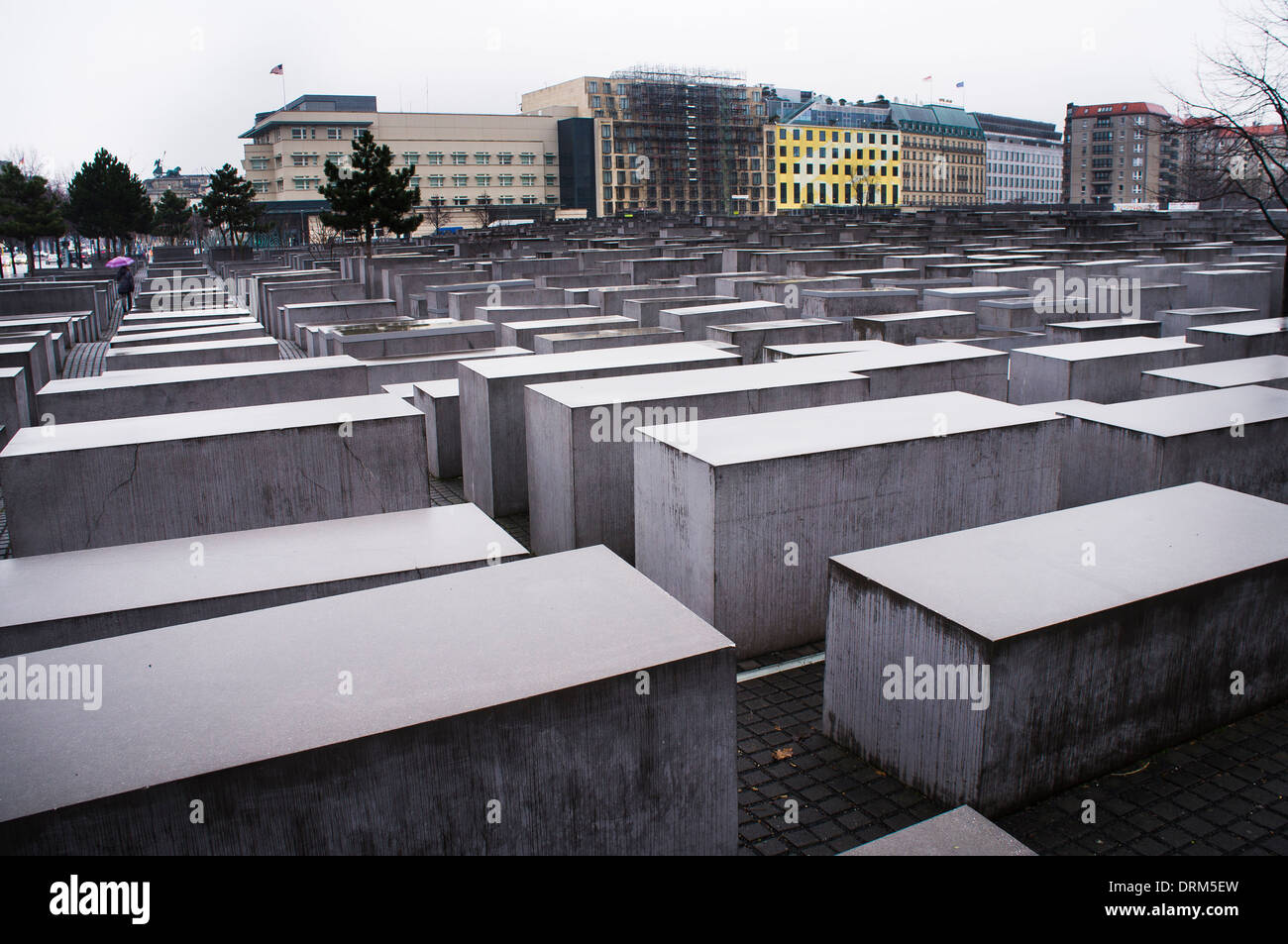 Memorial to the Murdered Jews of Europe, Holocaust Memorial Stock Photo ...
