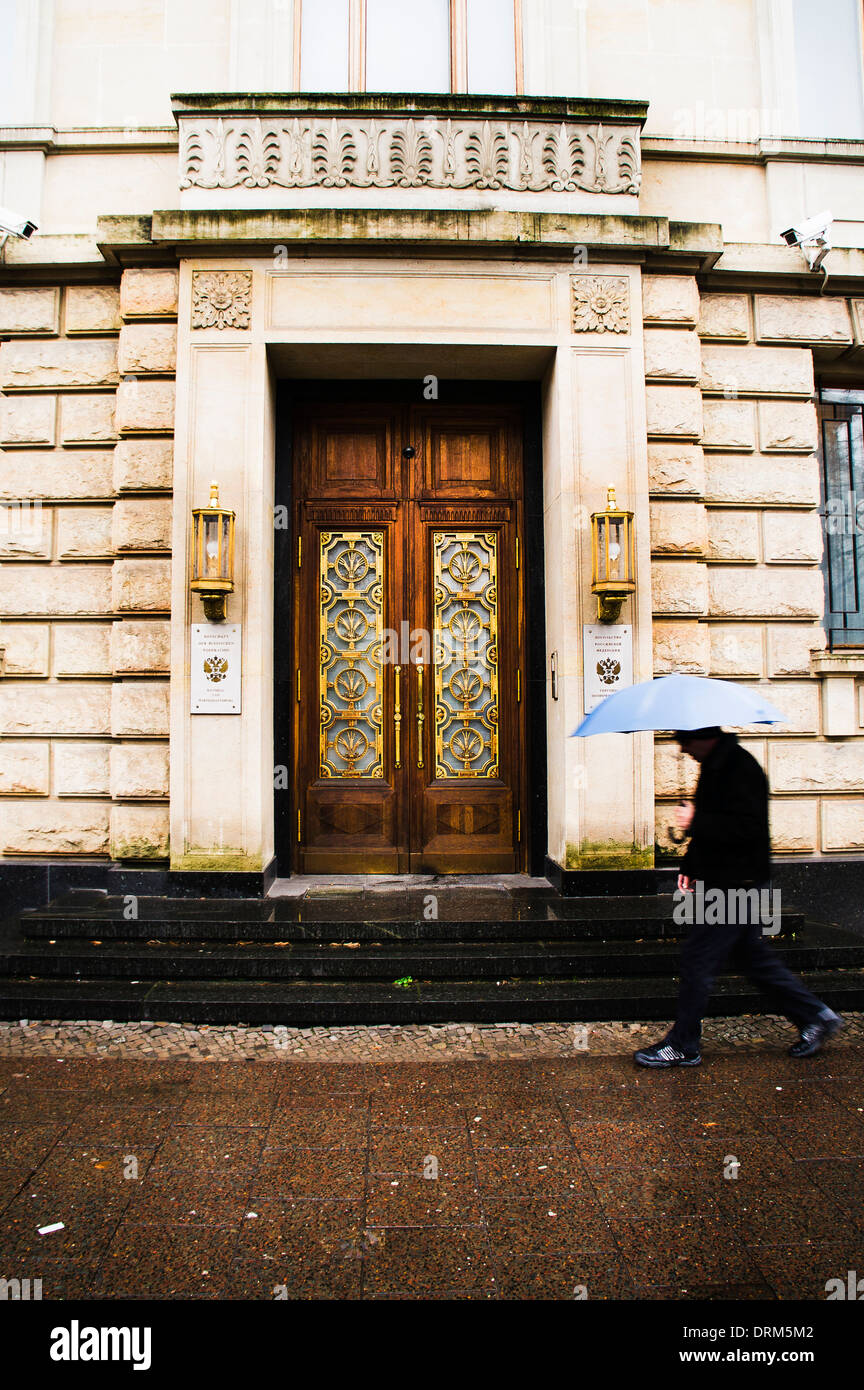 Embassy of Russia in Berlin Stock Photo - Alamy