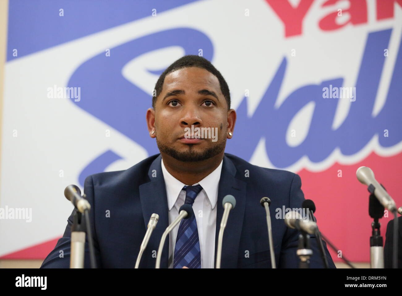 Tokyo, Japan. 29th January 2014. Wladimir Balentien, Tokyo Yakult ...