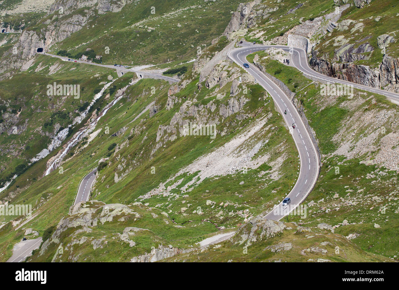 Switzerland, Uri Alps, View of Susten Pass Stock Photo - Alamy