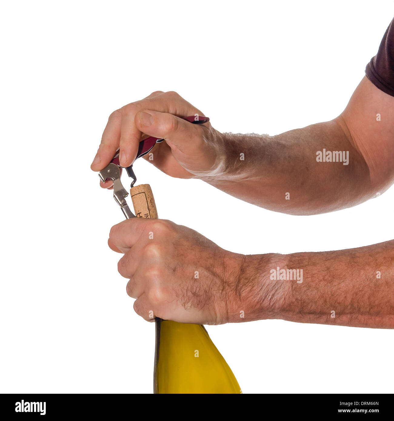 Removing a cork hi-res stock photography and images - Alamy