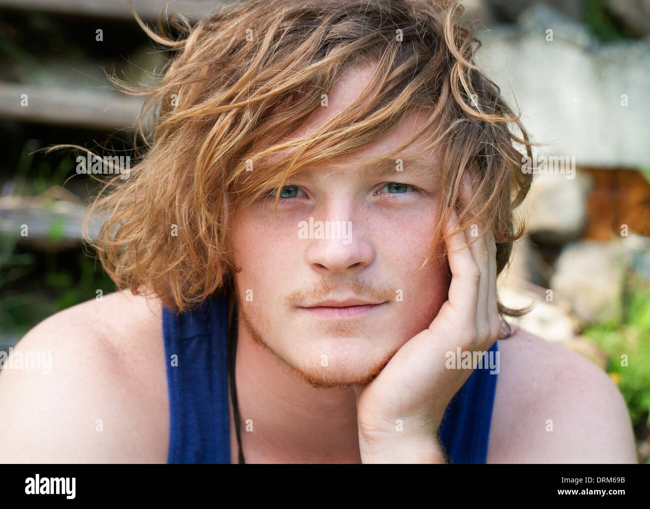 Man with unkempt beard hi-res stock photography and images - Alamy