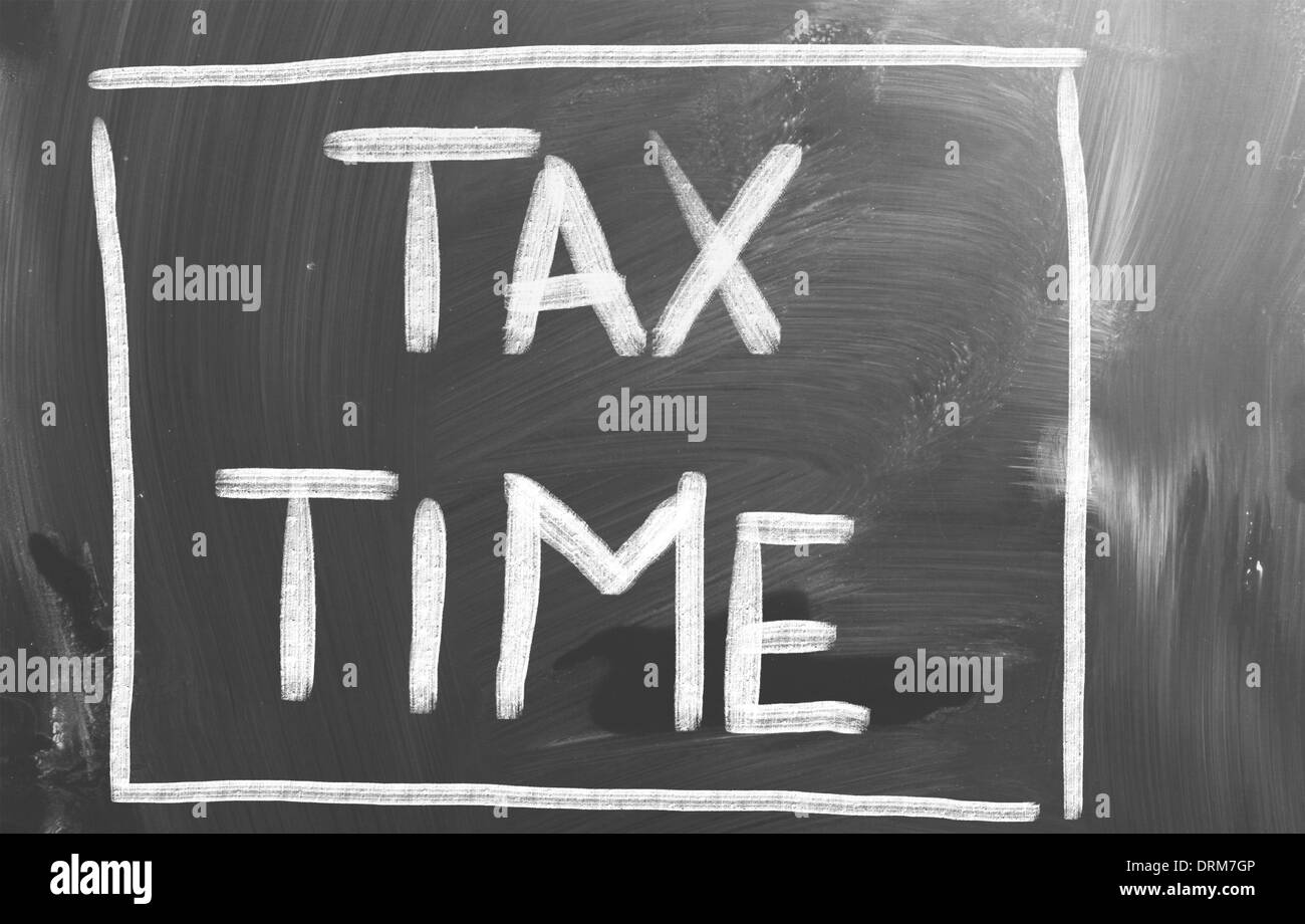 Tax Time Concept Stock Photo - Alamy