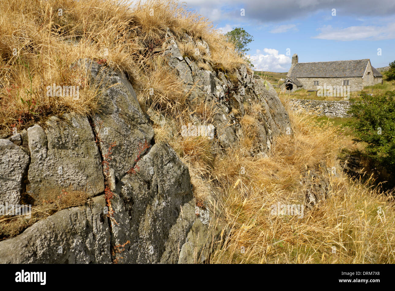 St Celynin church, near Rowen, Snowdonia, North Wales Stock Photo - Alamy