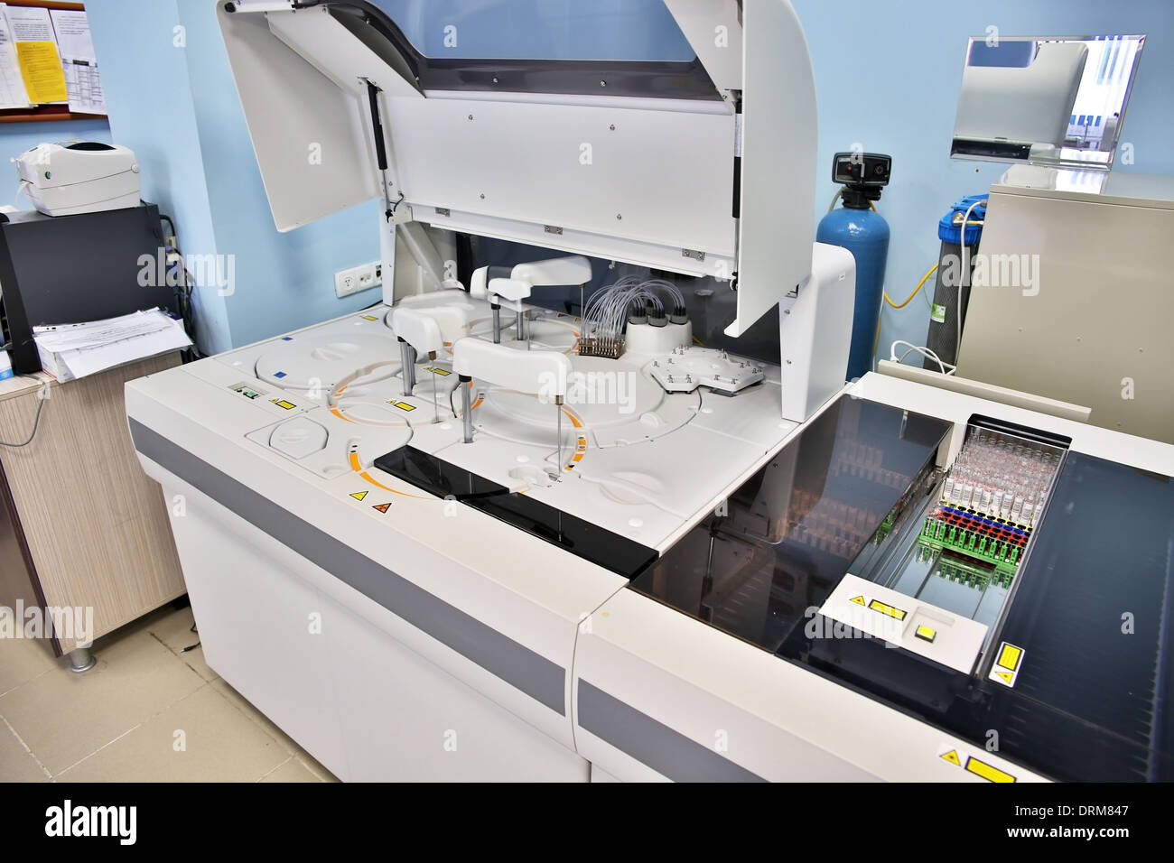 Testing blood samples in laboratory Stock Photo - Alamy