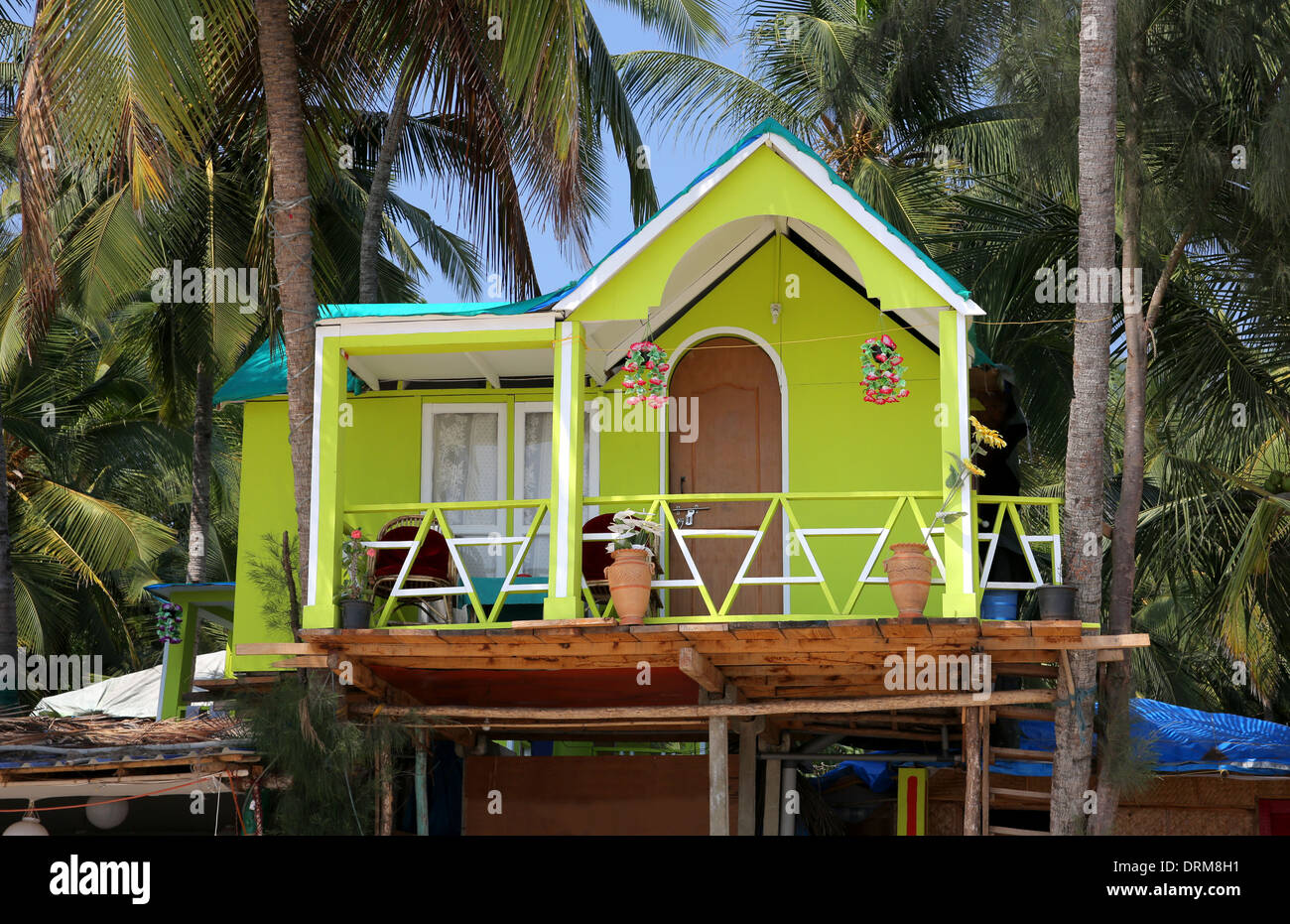 Colourful hats in Goa, India Stock Photo - Alamy
