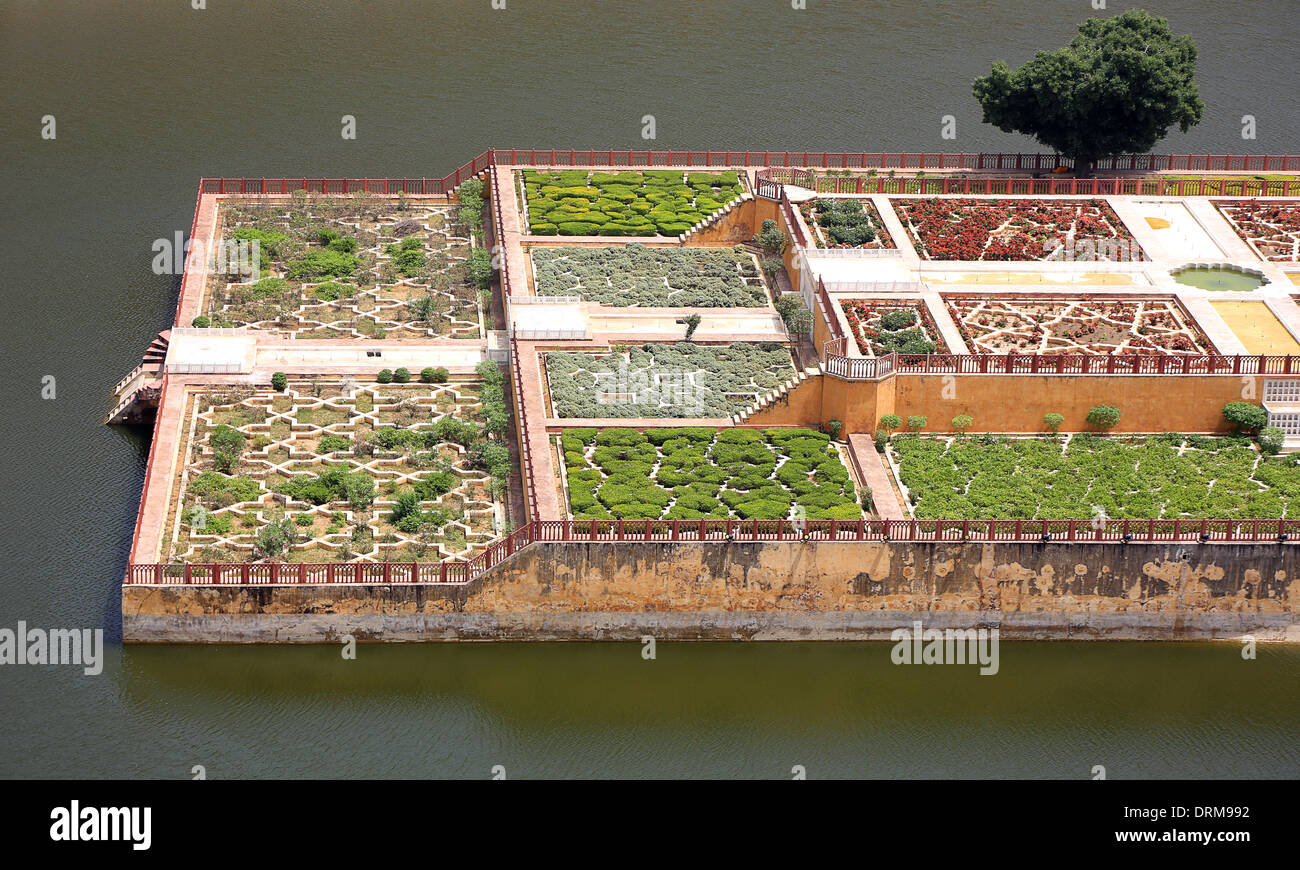 View of Amber Fort gardens Stock Photo - Alamy