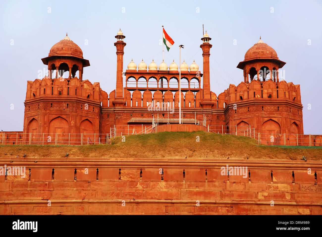 Majestic facade of Red Fort Stock Photo - Alamy