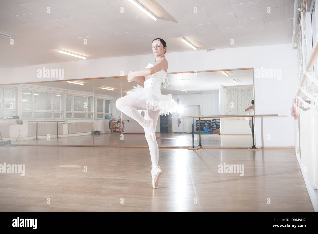 female ballet dancer at a rehearsal Stock Photo - Alamy