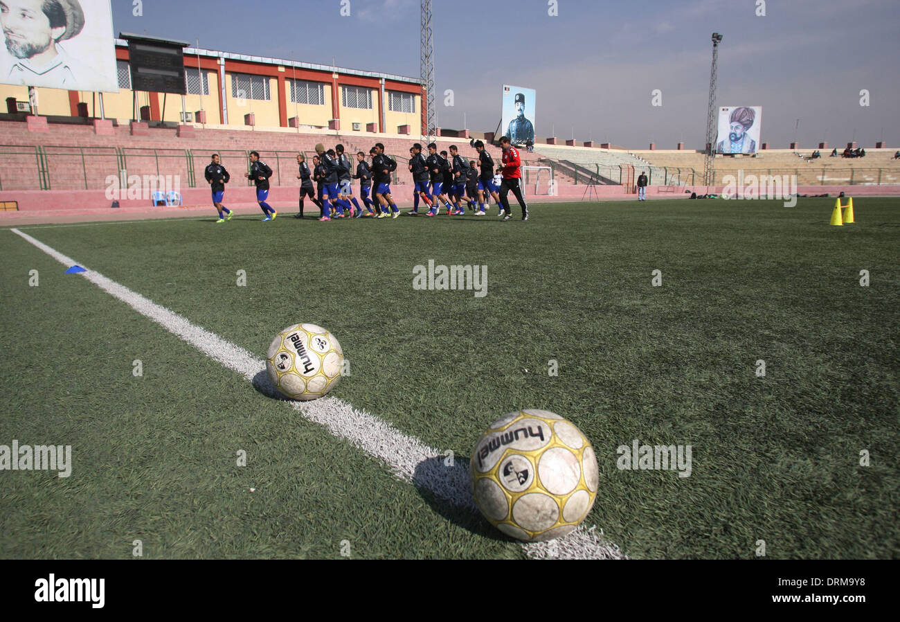 Afghanistan national team players hi-res stock photography and images ...