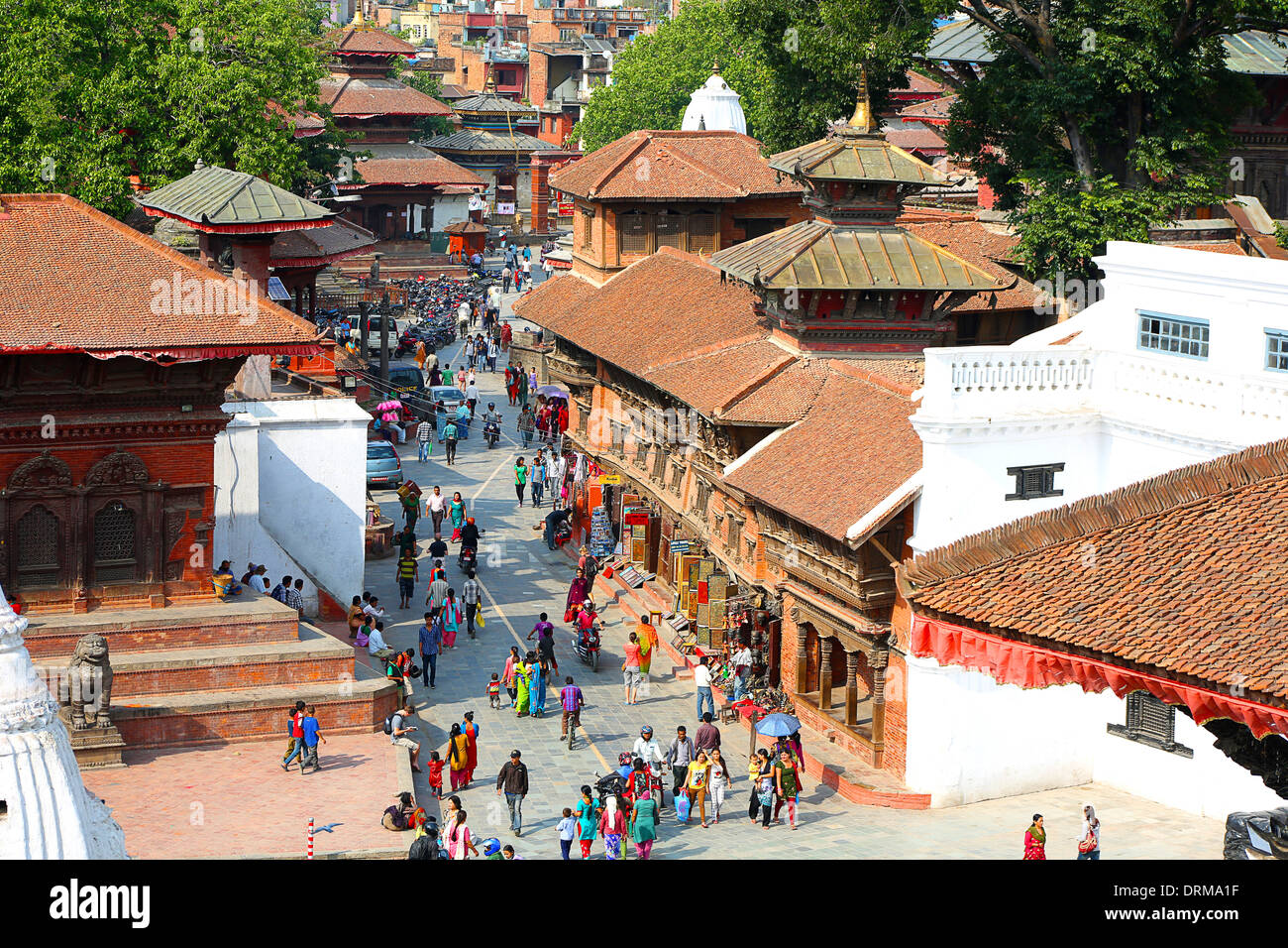 Everyday scene patan durbar square hi-res stock photography and images ...