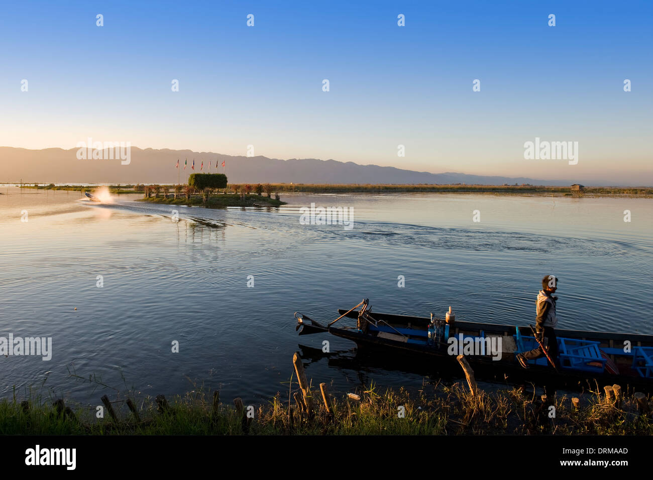Myanmar, Inle lake Stock Photo - Alamy