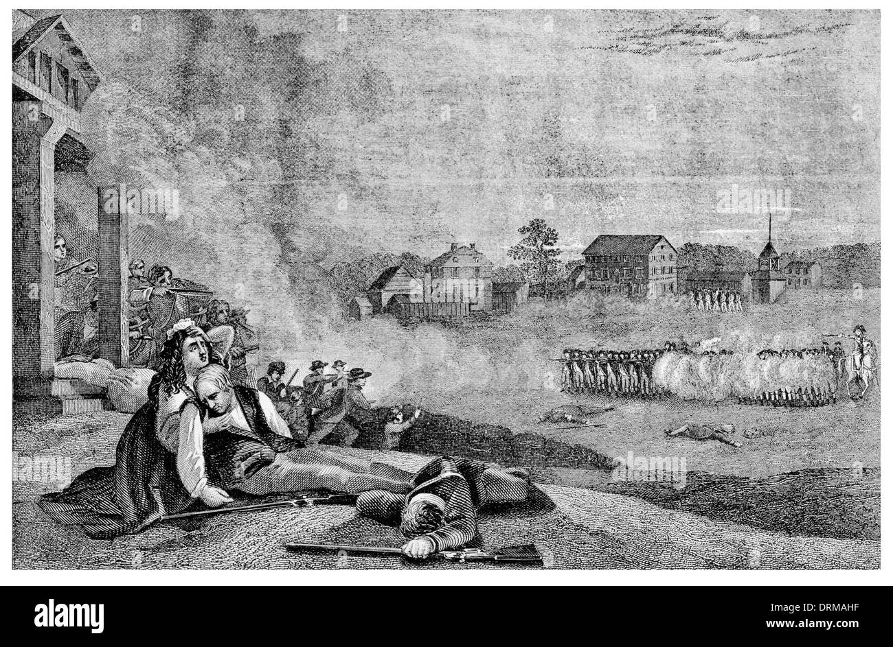 Battle of Lexington and Concord 1775 Stock Photo - Alamy