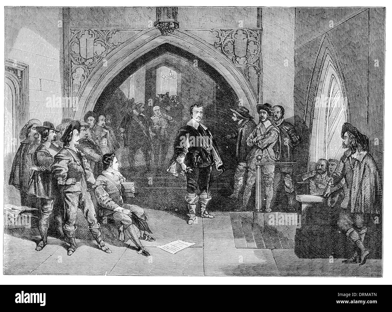 English civil war woodcut hi-res stock photography and images - Alamy