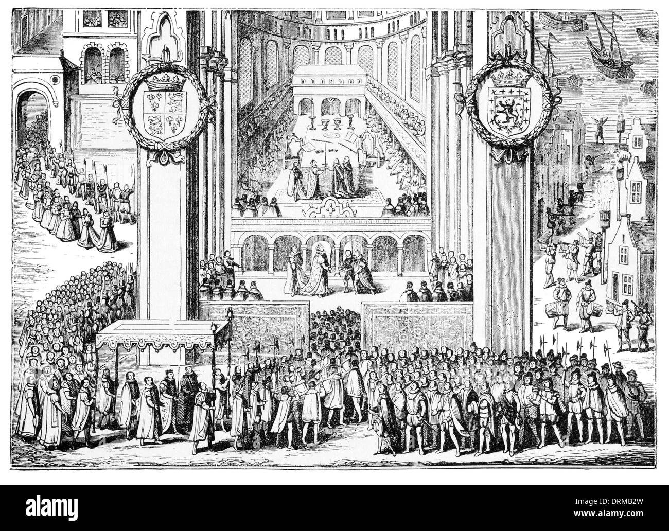 Coronation of James I 1603 Stock Photo - Alamy