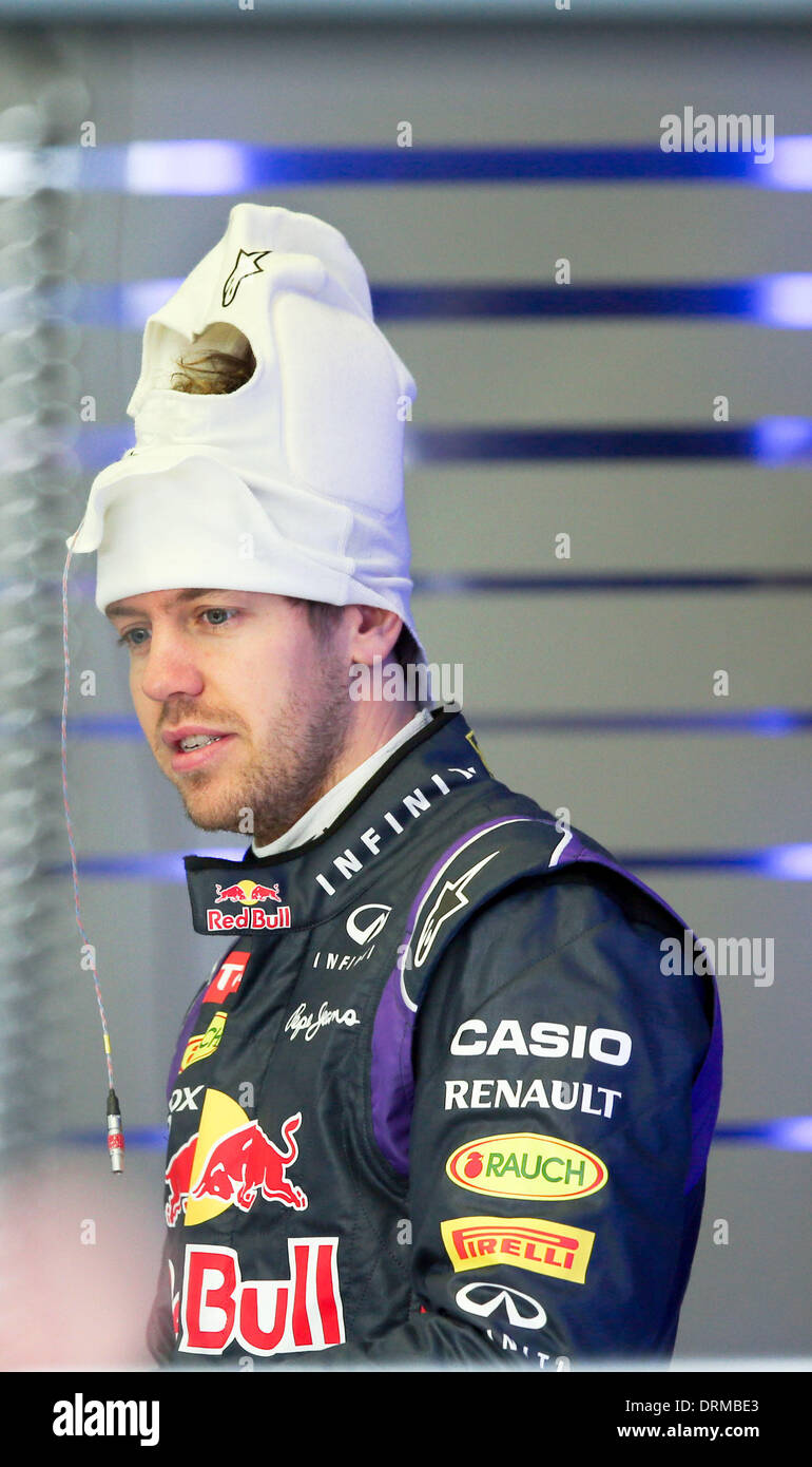 Jerez de la Frontera, Southern Spain. 29th Jan, 2014. German Formula ...