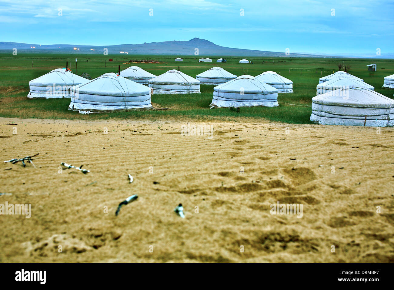 Mongolian Ger at central mongolia Stock Photo - Alamy