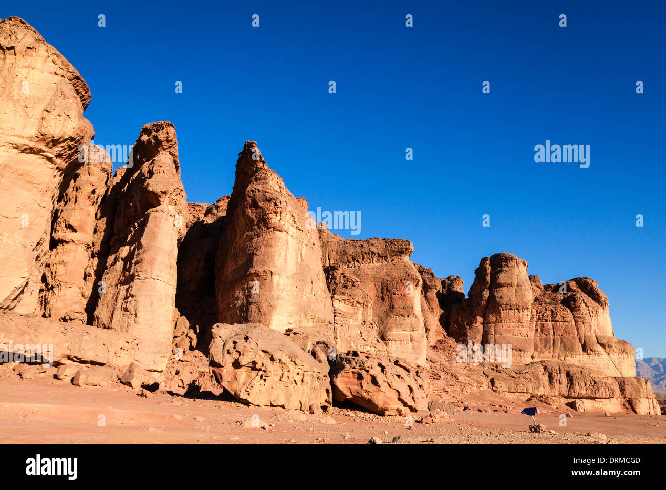 Solomon Pillars in Timna National Park in Israel Stock Photo - Alamy