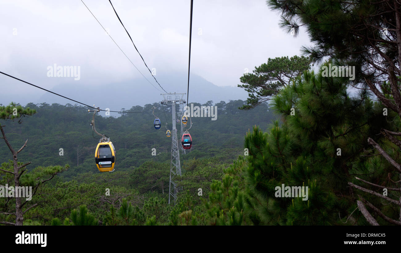 Cable Car Ride Tourists Dalat Vietnam South East Asia Stock Photo - Alamy