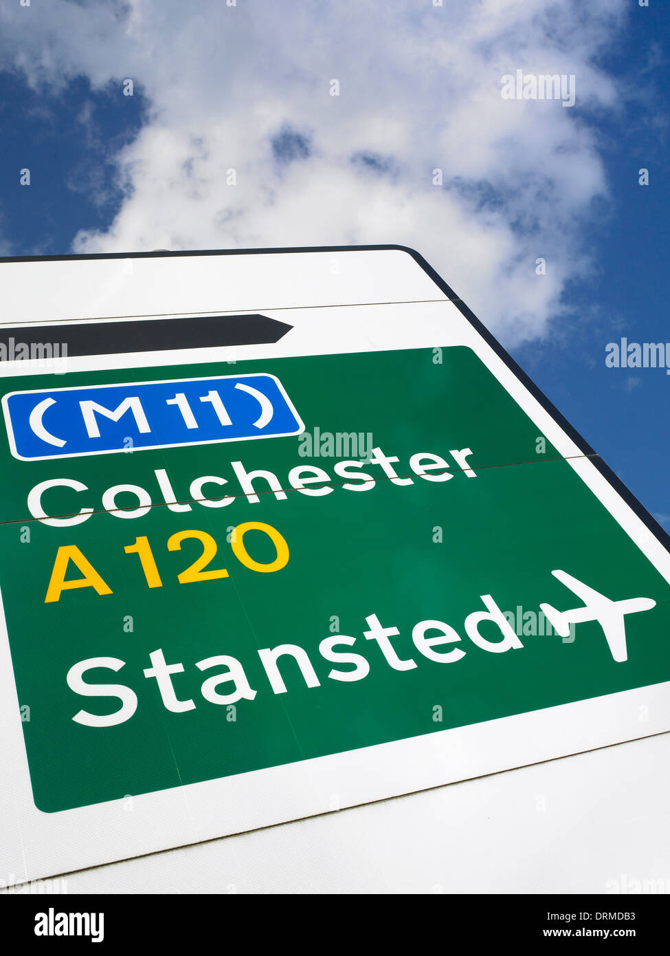 Colchester road sign hi-res stock photography and images - Alamy