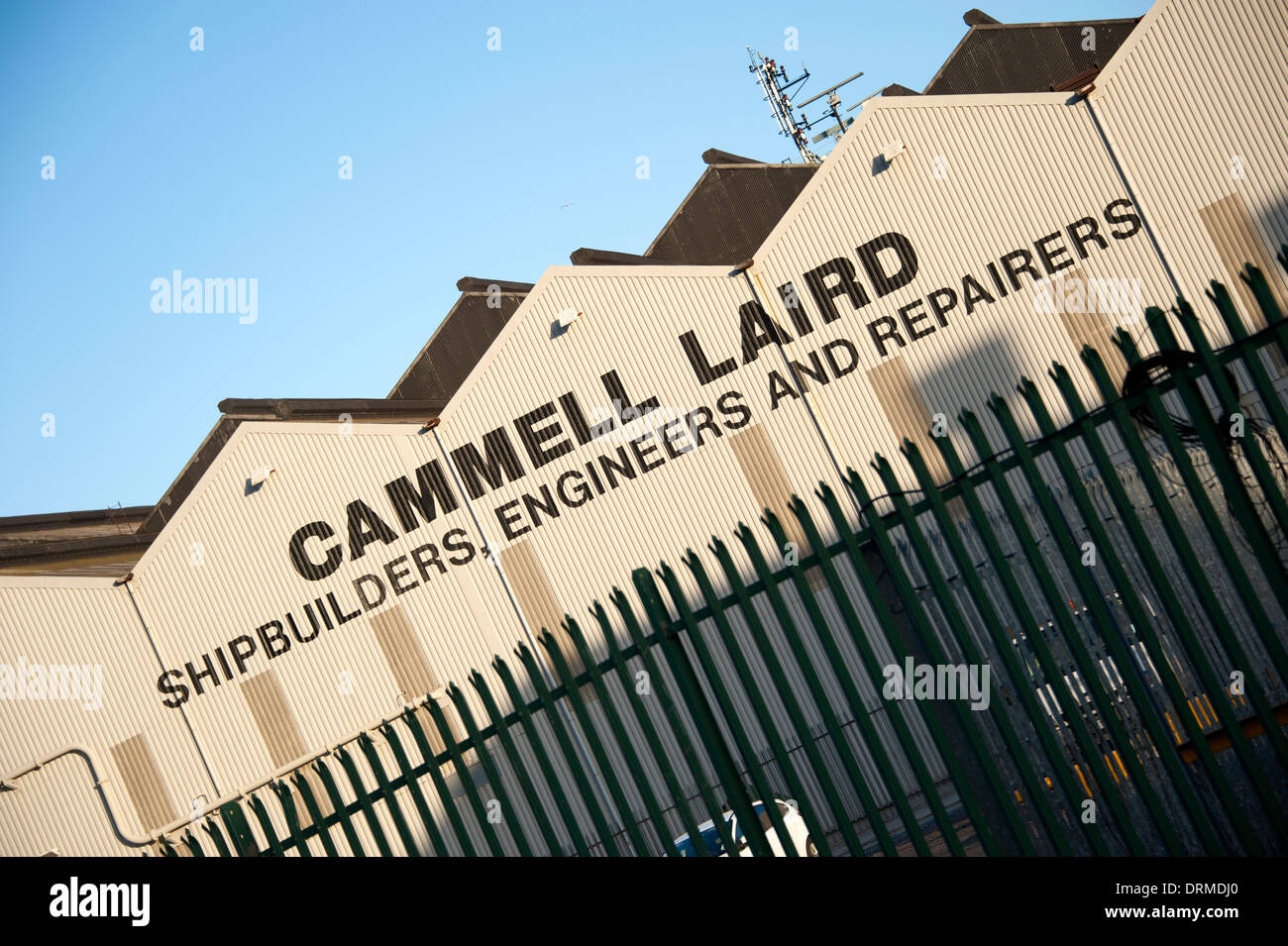Cammell Laird Shipbuilders Yard Liverpool Wirral UK Stock Photo - Alamy