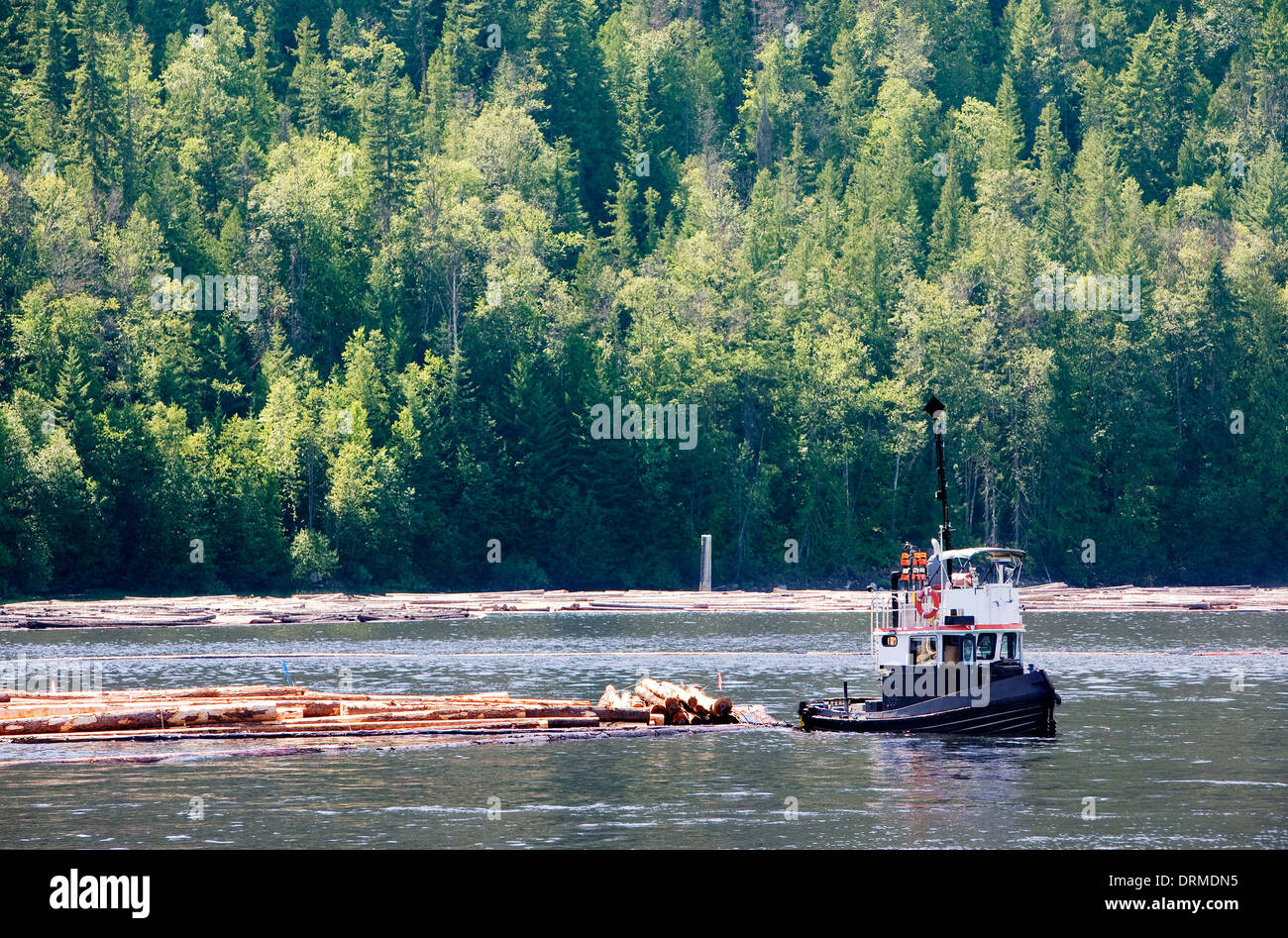 Logging boat hi-res stock photography and images - Alamy