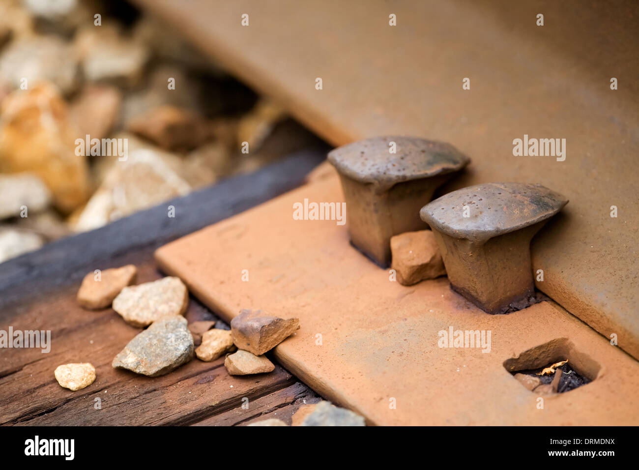 Rail spike hi-res stock photography and images - Alamy