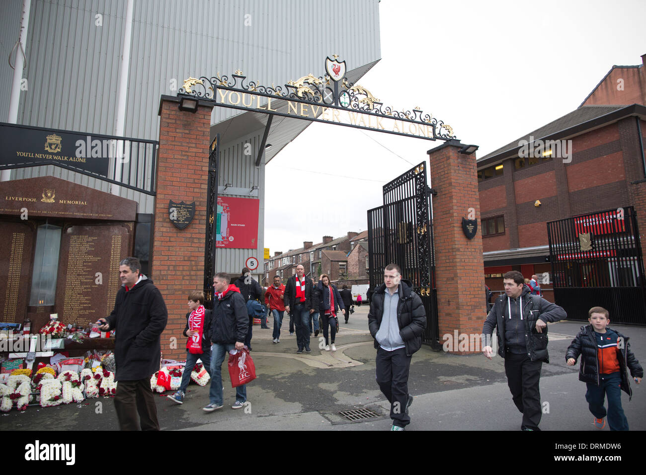 Shankly gates hi-res stock photography and images - Alamy
