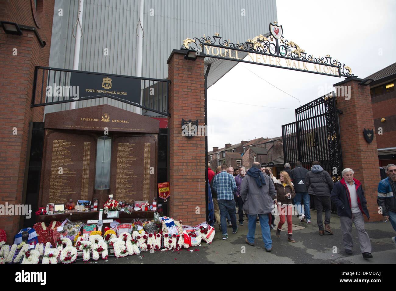Shankly gates hi-res stock photography and images - Alamy