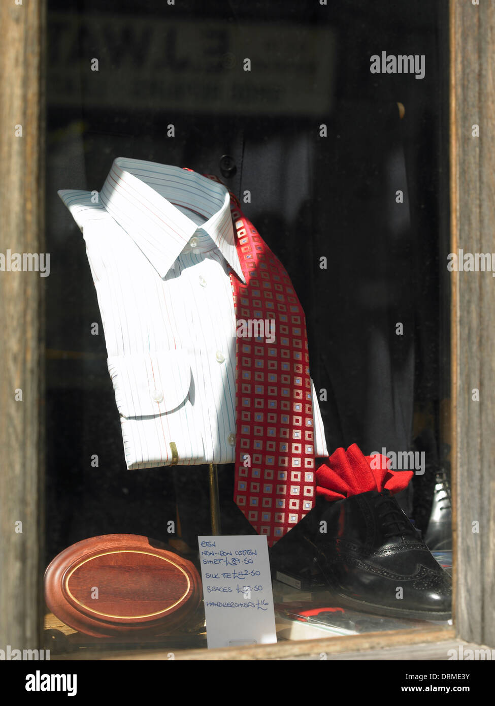 Window with shirt Stock Photo - Alamy
