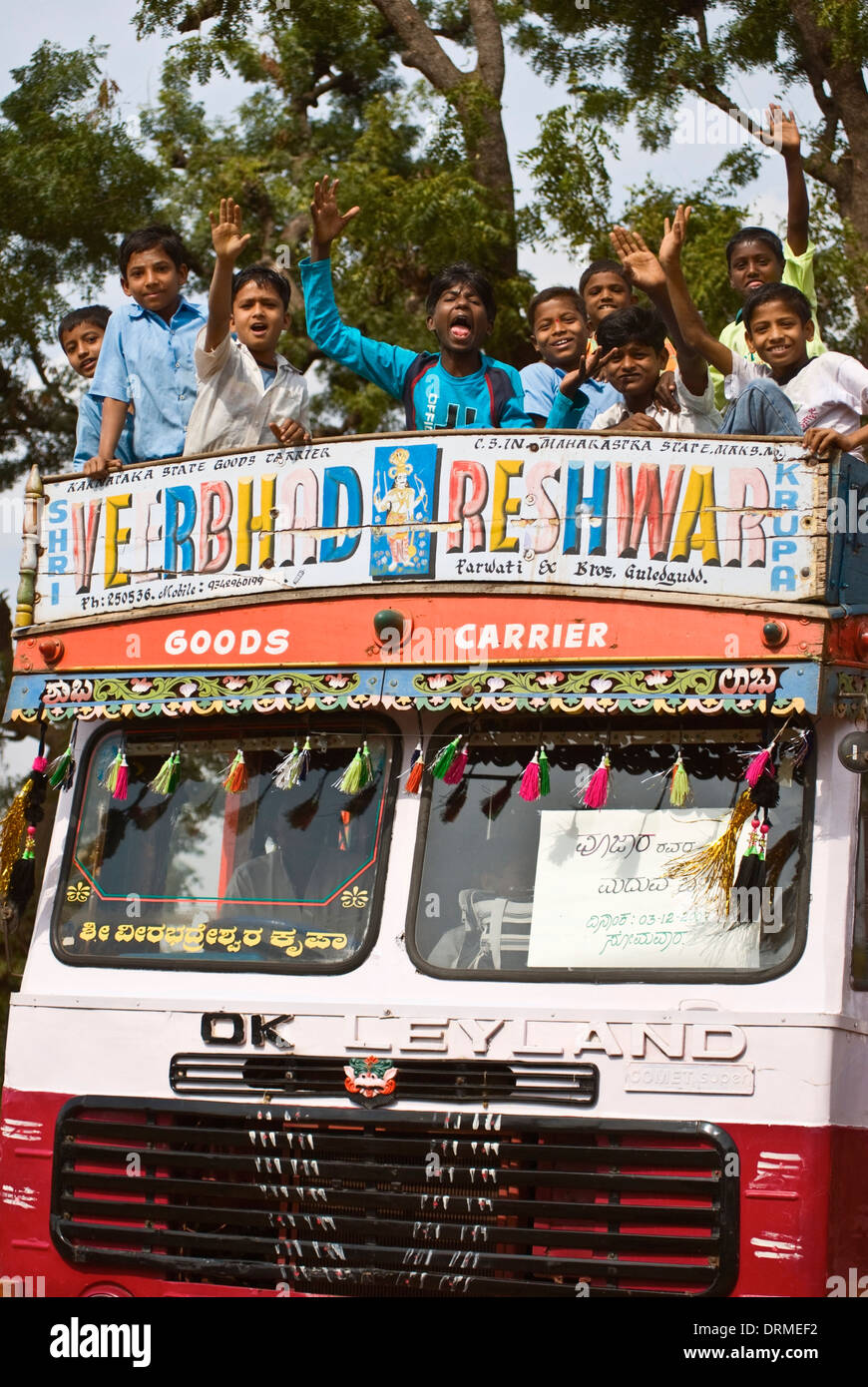 Local transport near Badami Karnataka India Stock Photo - Alamy